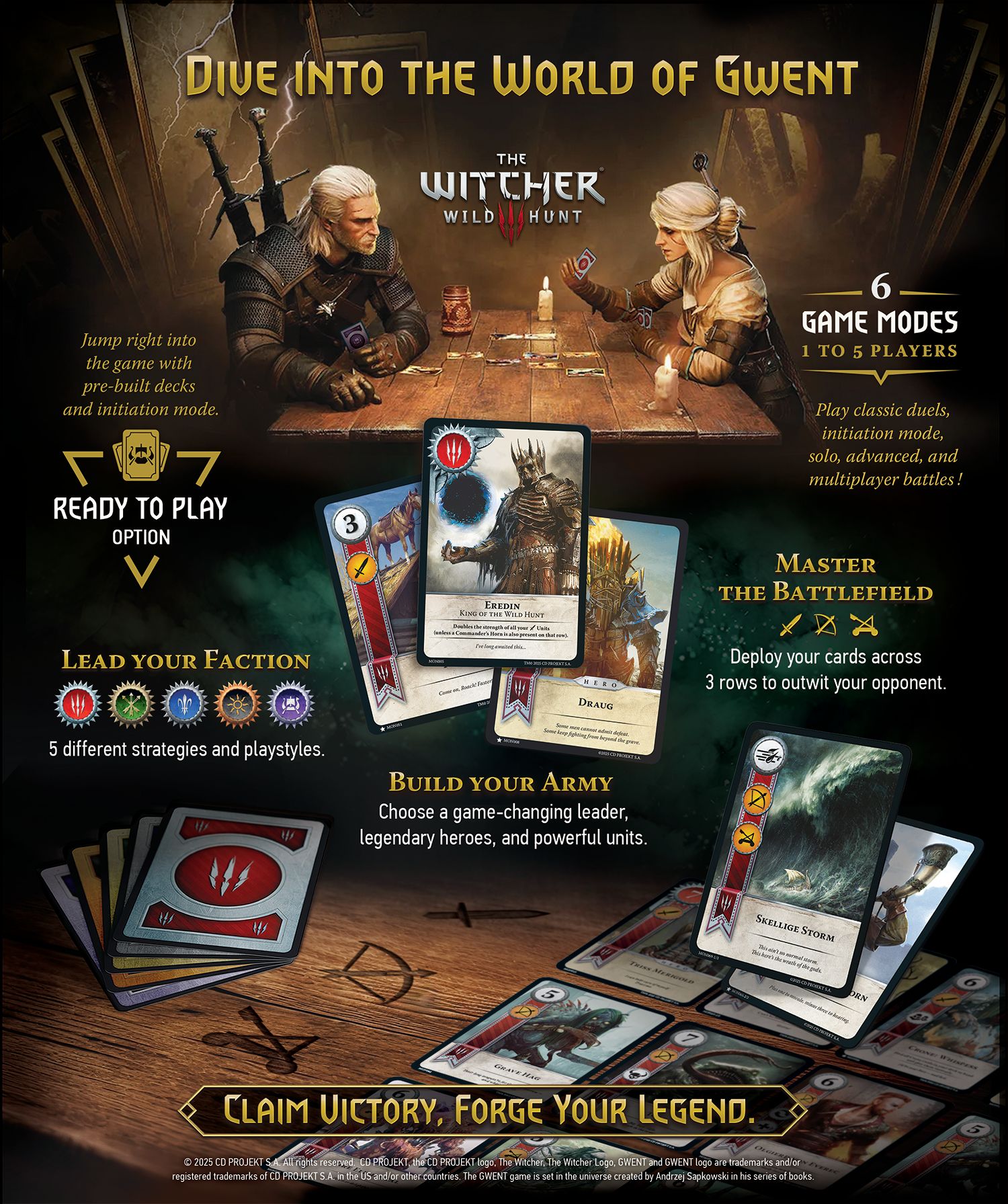 Gwent: The Legendary Card Game | Hachette Boardgames UK